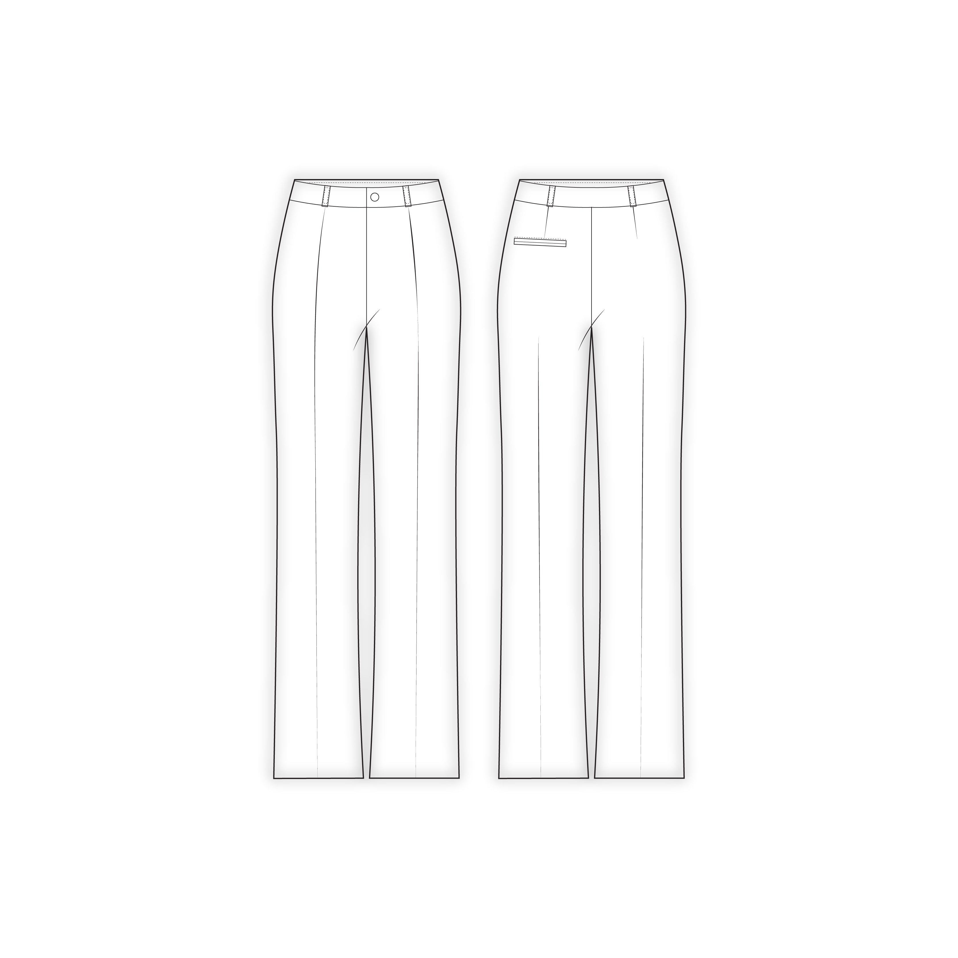 Women's Formal Pant Sewing Pattern - A0001-22-V-1 – Leean Patterns