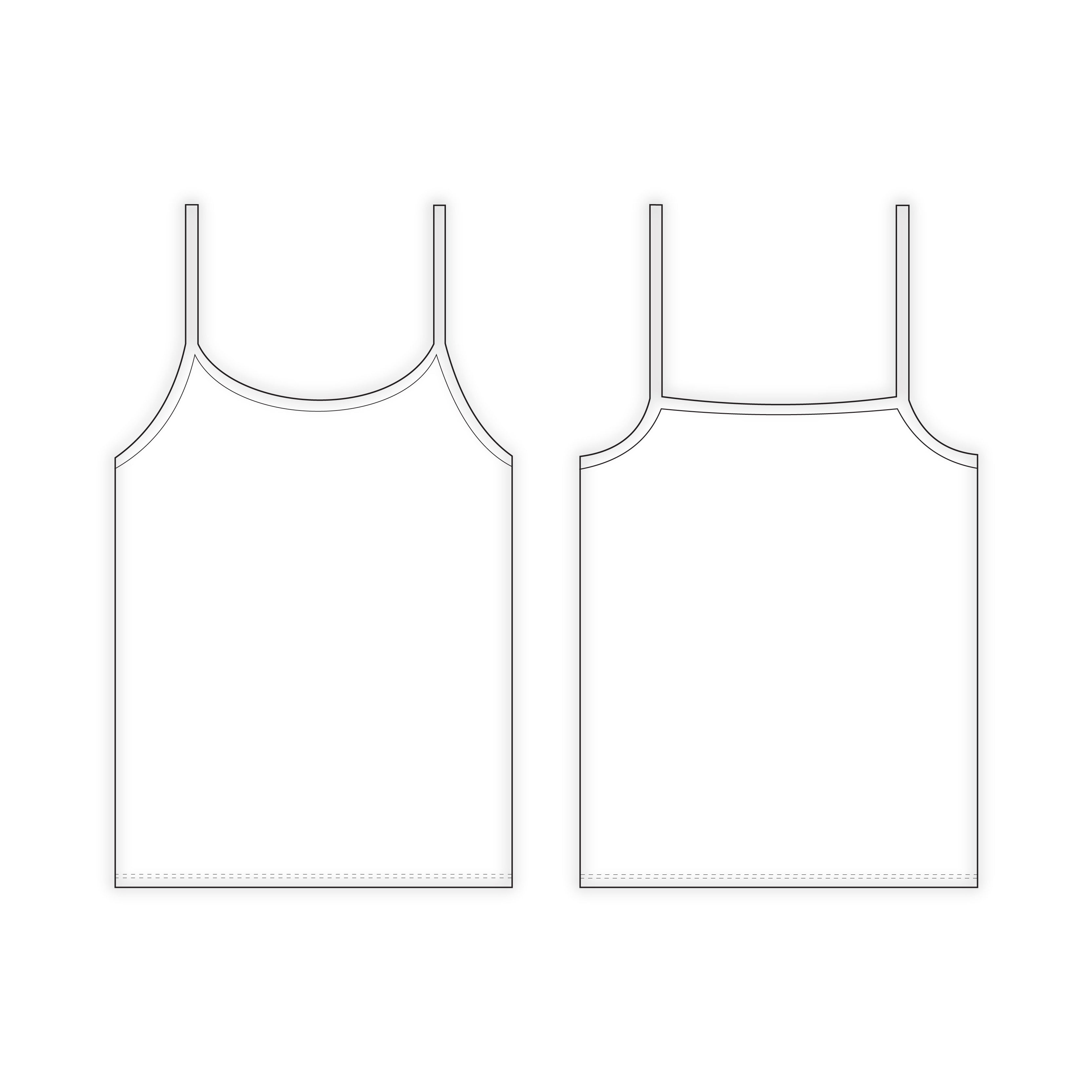 Women's Camisole Sewing Pattern - A0003-22-V-12 – Leean Patterns