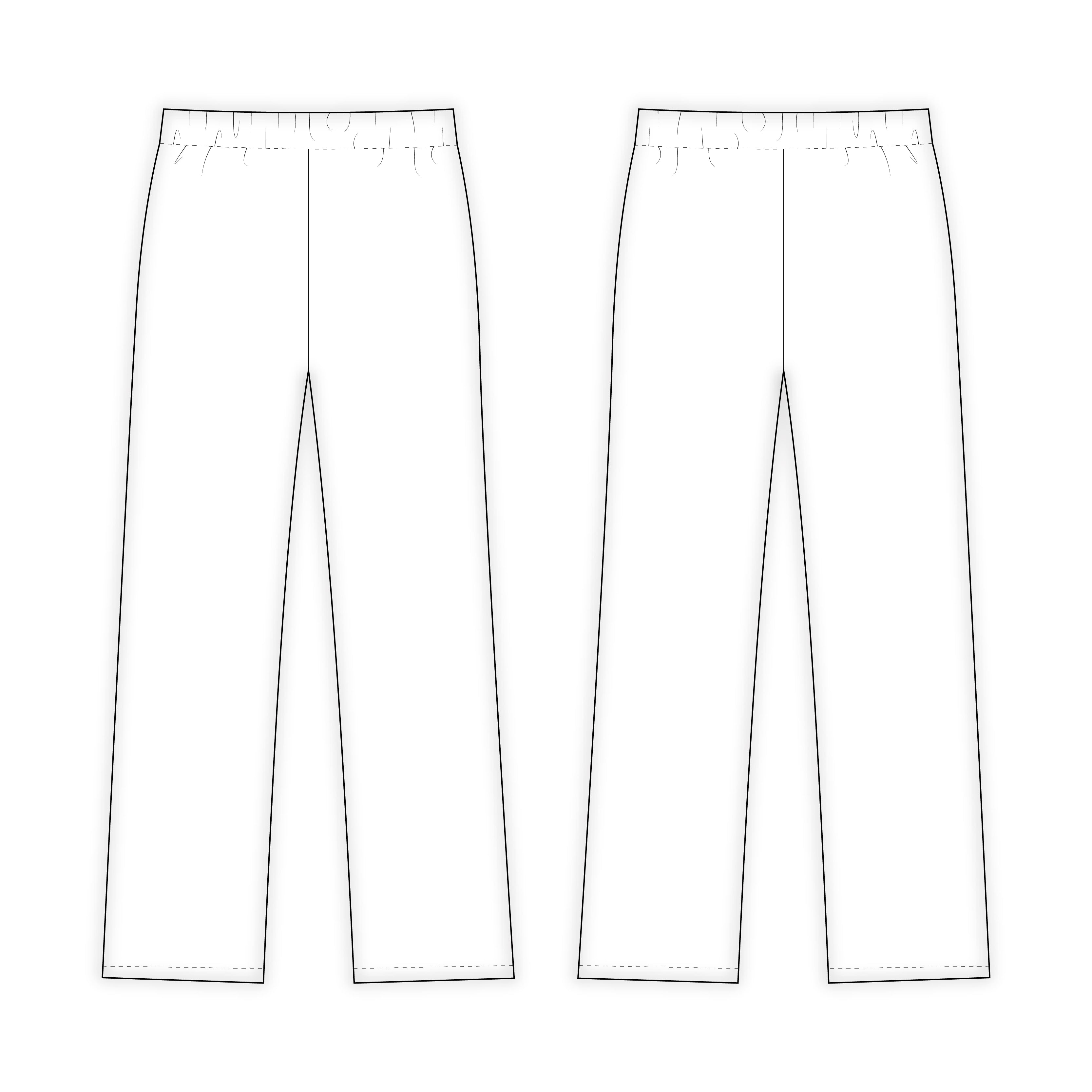 Women's Night Pajama Sewing Pattern - A0010-22-V-12 – Leean Patterns