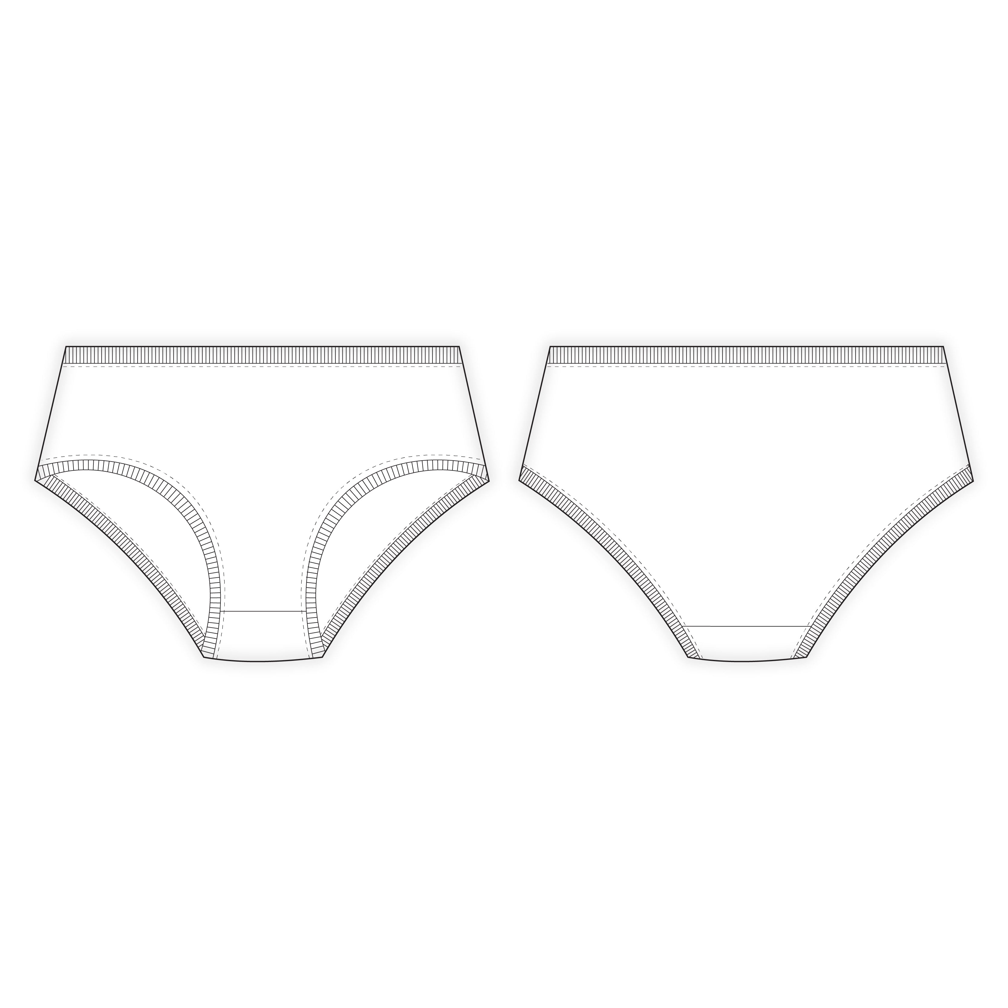 Women's Panty Sewing Pattern - A0001-22-V-12 – Leean Patterns